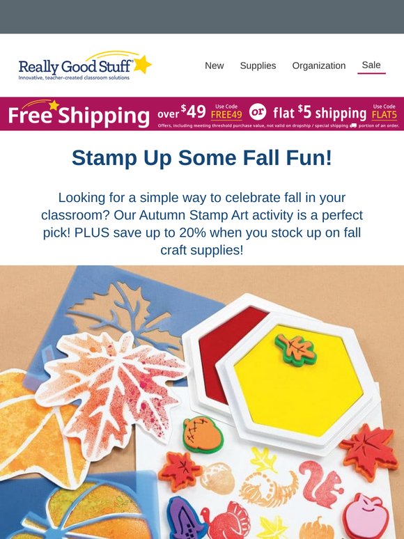 Really Good Stuff: Save on Supplies for This Autumn Art Activity! | Milled