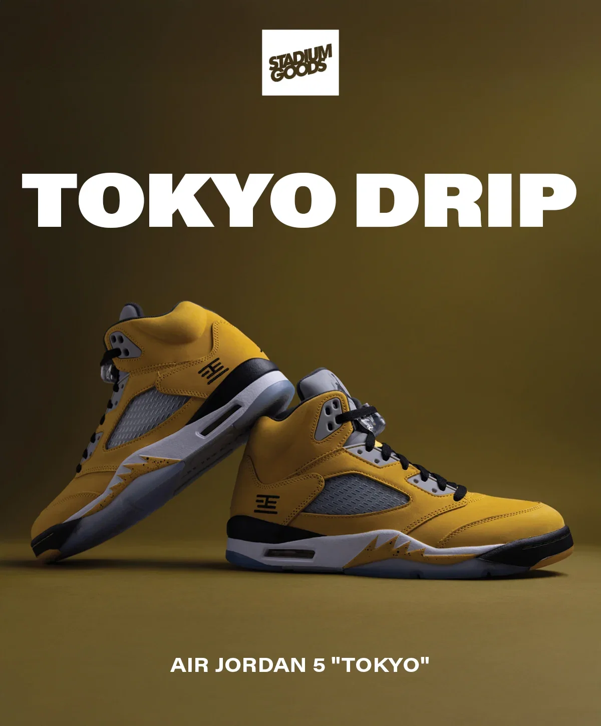 Stadium Goods: 🇯🇵 Air Jordan 5 "Tokyo" | Milled