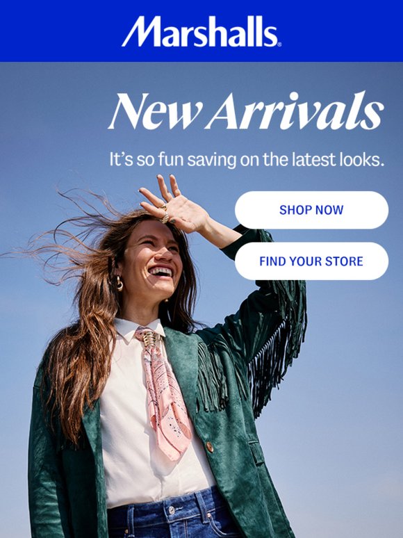 Marshalls: This email has NEW ARRIVALS (!) | Milled