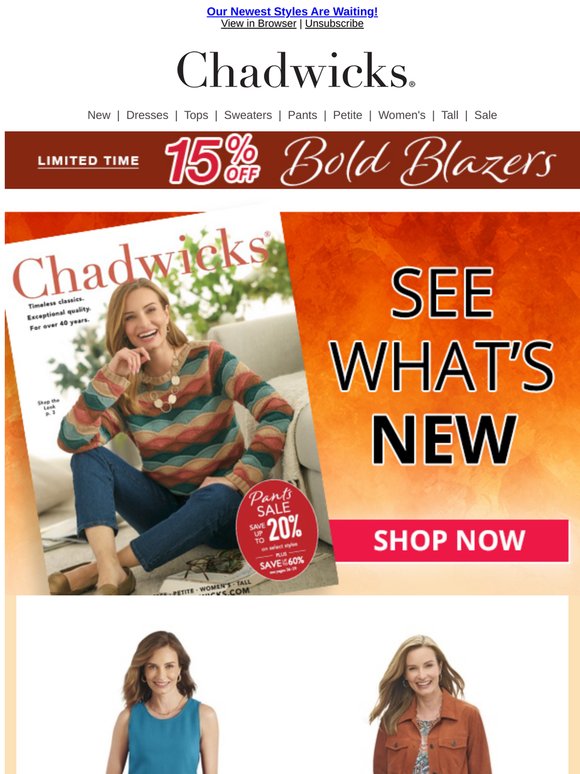 Chadwicks: 📖 Flip Through Fall—New Catalog Inside | Milled