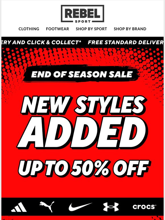 Rebel Sport: New to Sale 💥 Up to 50% Off | Milled