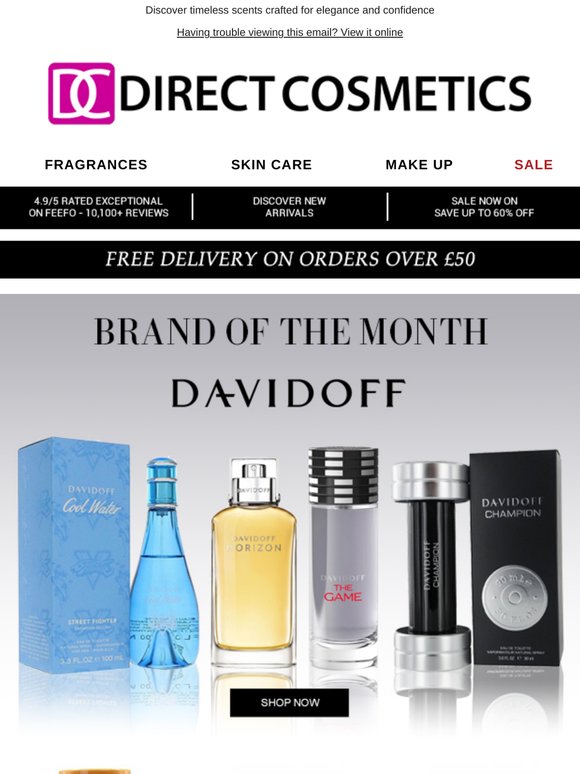 Direct Cosmetics: This Month’s Star Brand: Davidoff ⭐ | Milled
