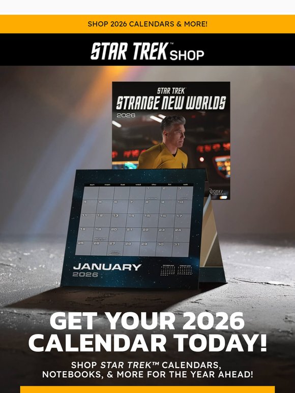 Star Trek: 2026 Is Around the Corner 🗓️ Shop Calendars! | Milled