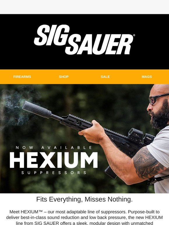 SIG SAUER: Meet HEXIUM: Our Most Adaptable Line of Suppressors | Milled