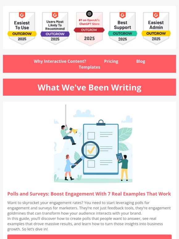 Outgrow: 🚀— Here’s How to Boost Engagement Instantly with 7 Poll ...