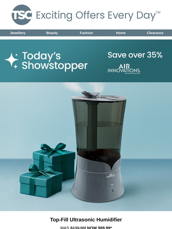 The Shopping Channel: Air Innovations Humidifier & Easy Spirit Shoes ...