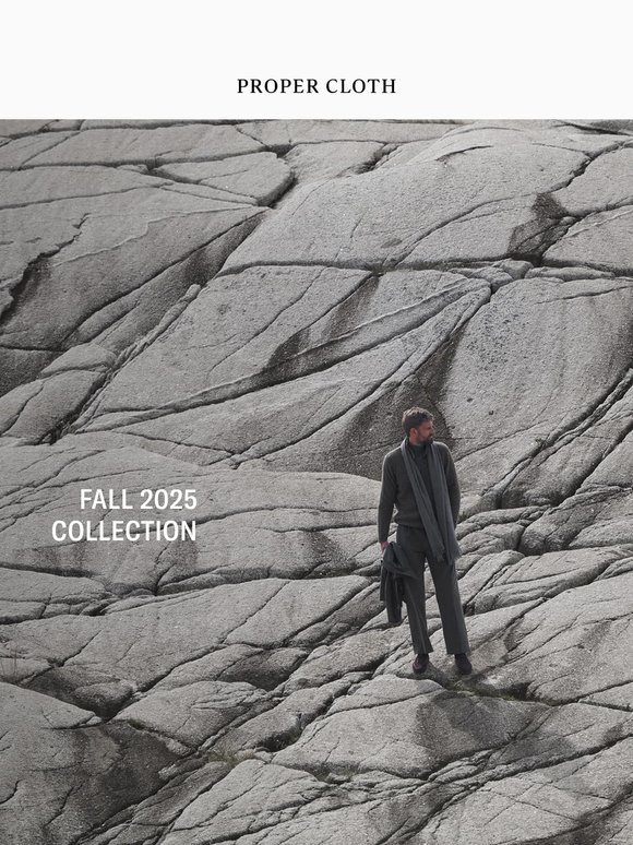 Proper Cloth: Earth's textures. Tailoring's traditions. | Milled