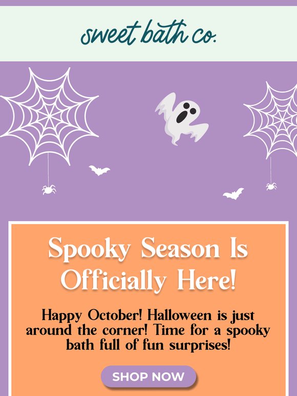 Sweet Bath Co: Spooky Season is Officially Here! 🎉🎃 | Milled