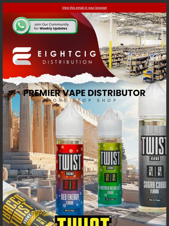 EightCig: Put a Twist in Your Shelves with the OG Flavors! 🍪 | Milled