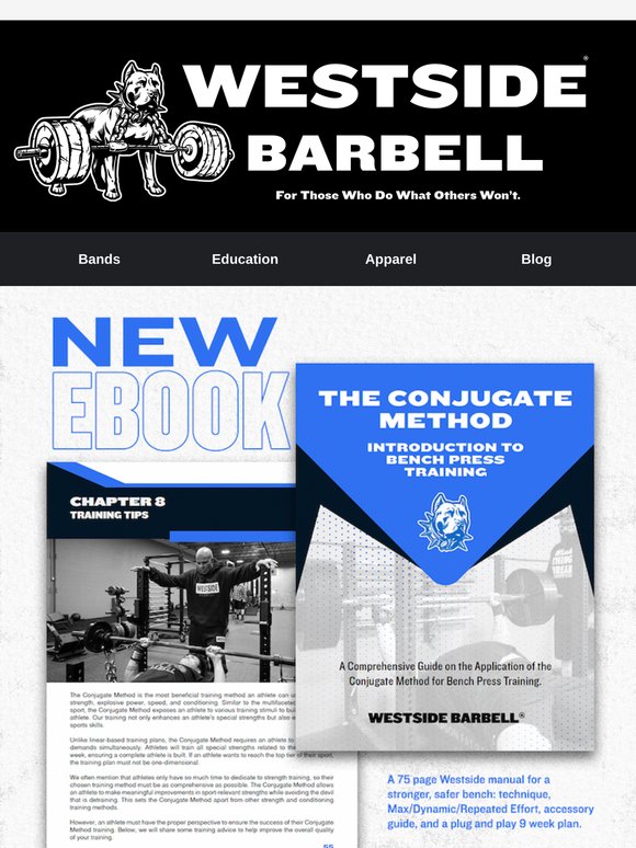 Westside Barbell: Have You Got Your Conjugate Bench Press Guide Yet ...