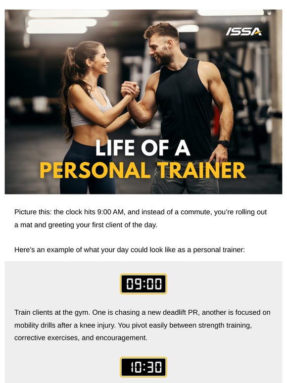 ISSA: Life of a Personal Trainer 🔥 | Milled