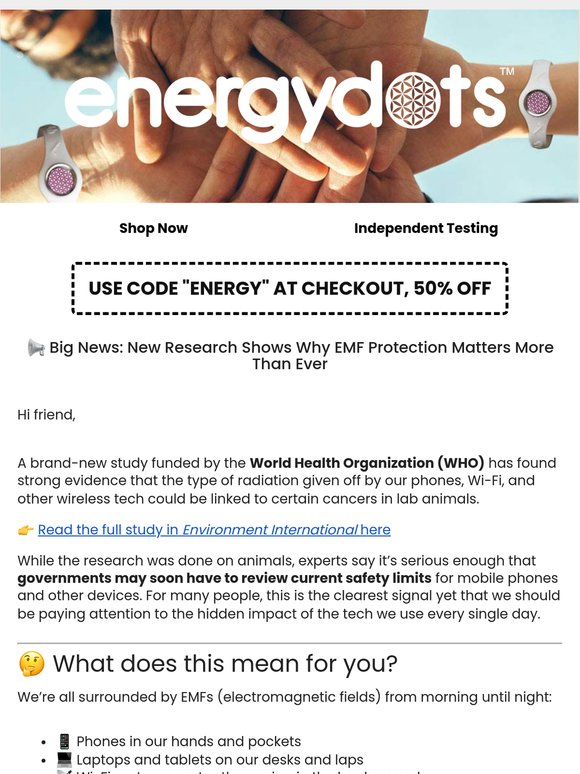 Energy Dots: 📢 Big News: New Research Shows Why EMF Protection Matters ...