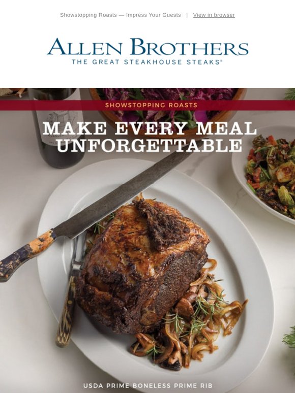 Allen Brothers: Weekend Roast Season, Let the Fall Feasts Begin! | Milled