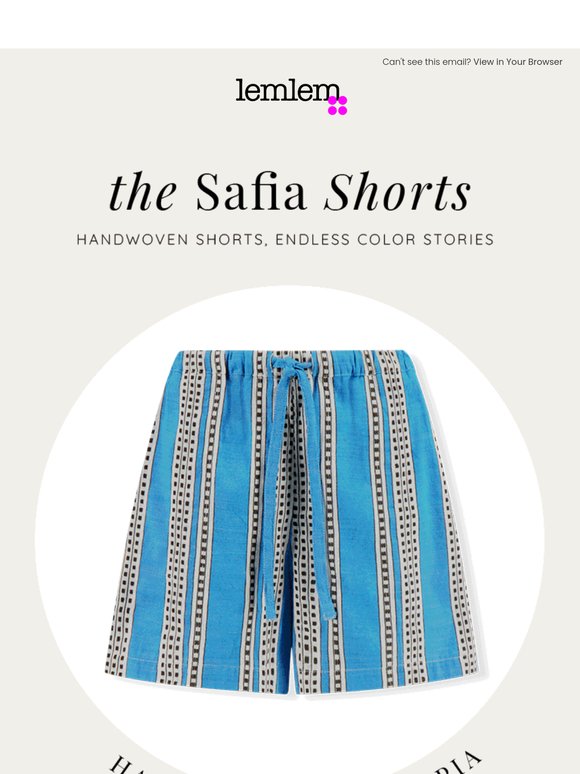 Lemlem: Handwoven Shorts, Endless Color Stories | Milled