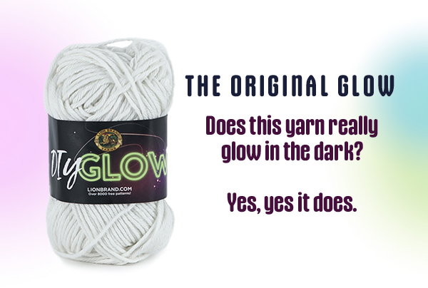 Lion Brand Yarn: Light up your stitches — 30% OFF DIY Glow yarns 👻 | Milled