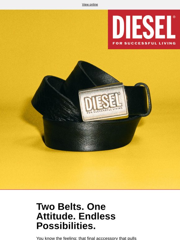 Diesel: Belts: Made For Now. Built For Always. | Milled