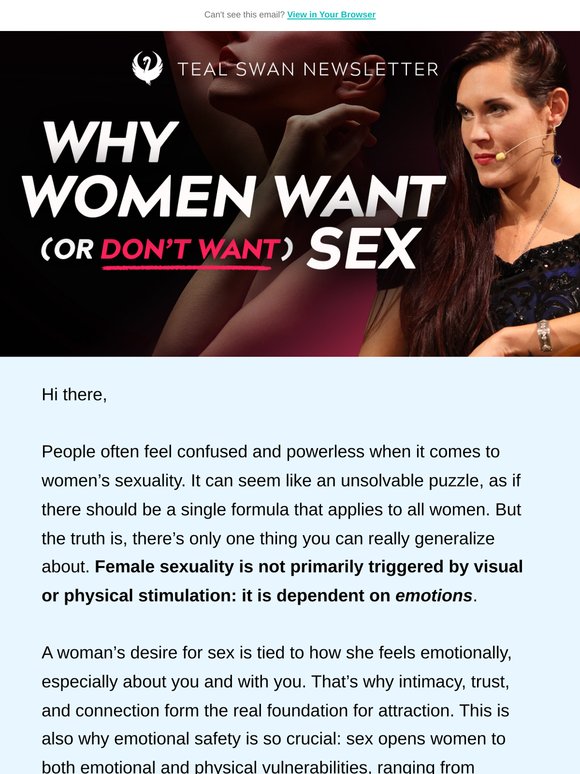 Teal Swan Unlocking The Truth About Womens Sexuality Milled