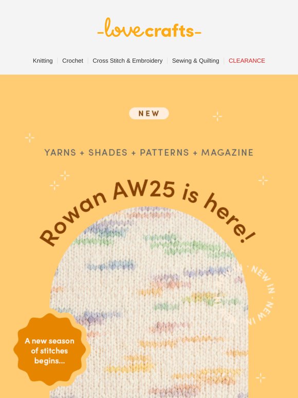 LoveCrafts: Rowan AW25 Collection: NEW Kaffe Fassett shades! | Milled