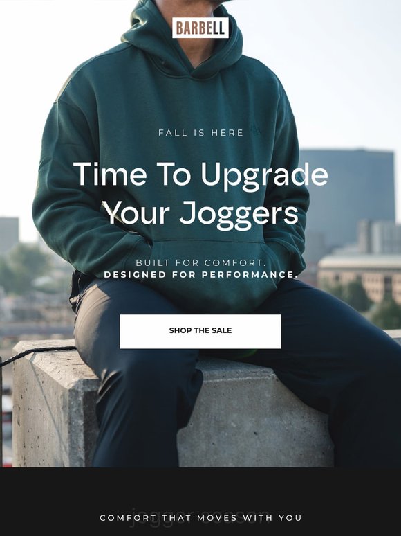 Barbell Apparel: FALL IS HERE | Upgrade Your Jogger Game | Milled