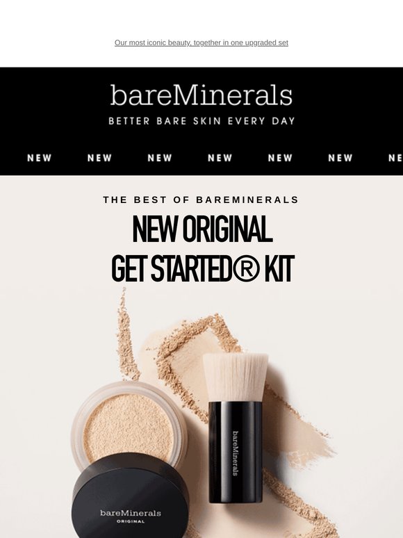 bareMinerals: Meet our new ORIGINAL Get Started® Kit | Milled