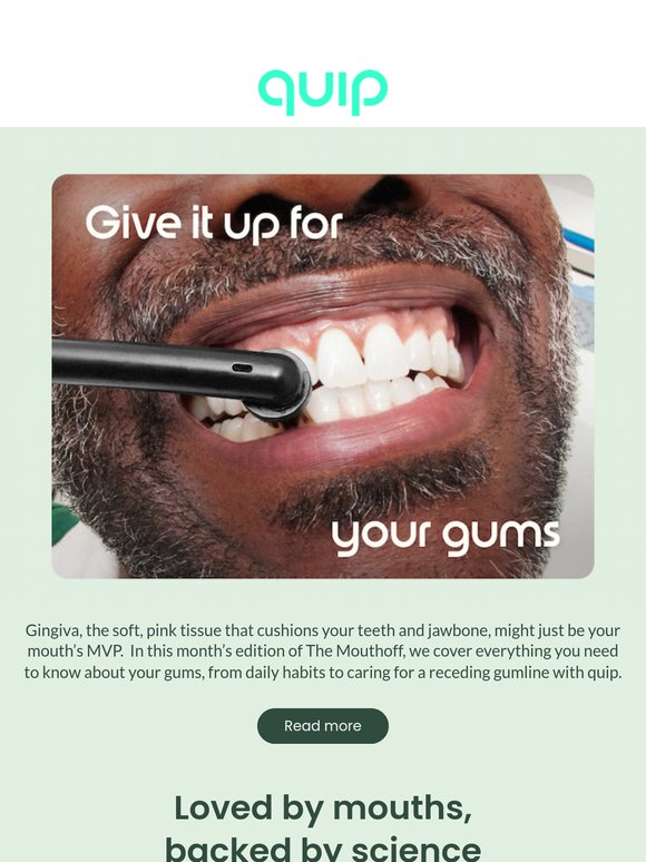 Quip: Let’s talk about gum health 🫧 | Milled