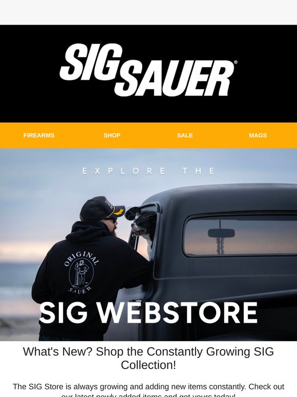 SIG SAUER: 🚨 Fresh Gear Alert: See What's New at SIG! | Milled