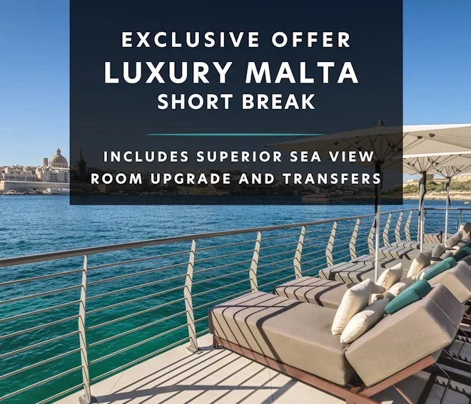 Inspired Luxury Escapes: 🇲🇹FREE Room Upgrade, Half Board and Shuttle ...