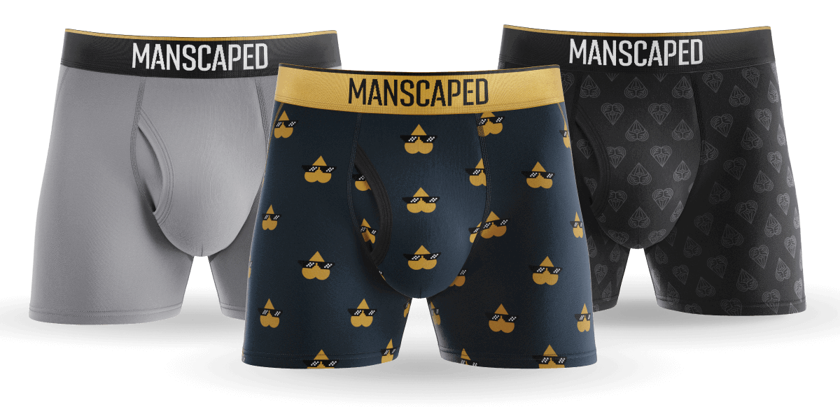 Manscaped: Big drop energy: NEW Boxers 2.0 Night Moves 3-Pack | Milled