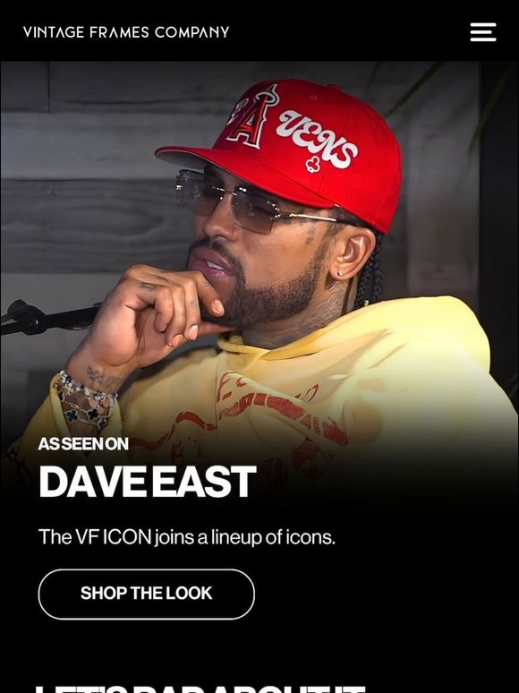 Vintage Frames Company: Icons wearing Icons: Dave East, Jim Jones ...