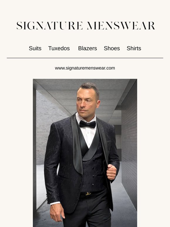 Signature Menswear: We ️ These New Statement Tuxedos! | Milled