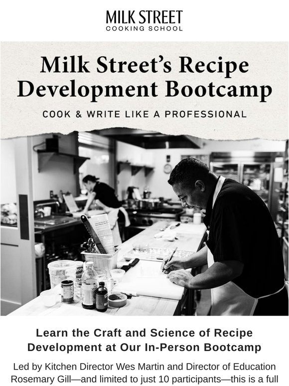 Milk Street Kitchen: Learn to develop recipes like a pro | Milled