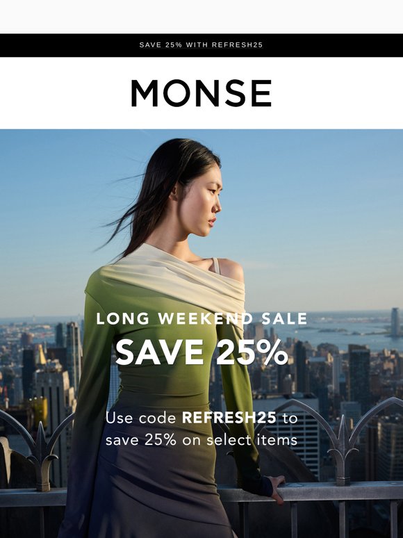 Monse: Early Access: Save 25% | Milled