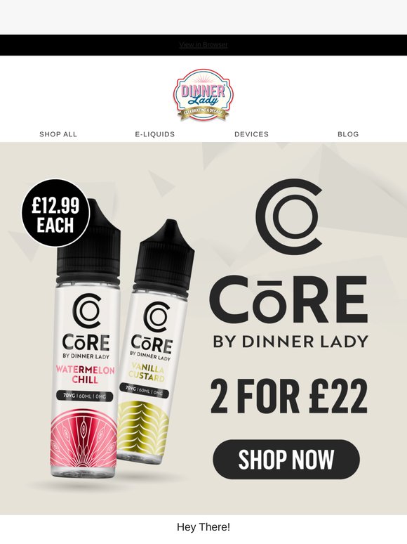 Dinner Lady: Discover the New CORE Shortfills by Dinner Lady 🌟 | Milled