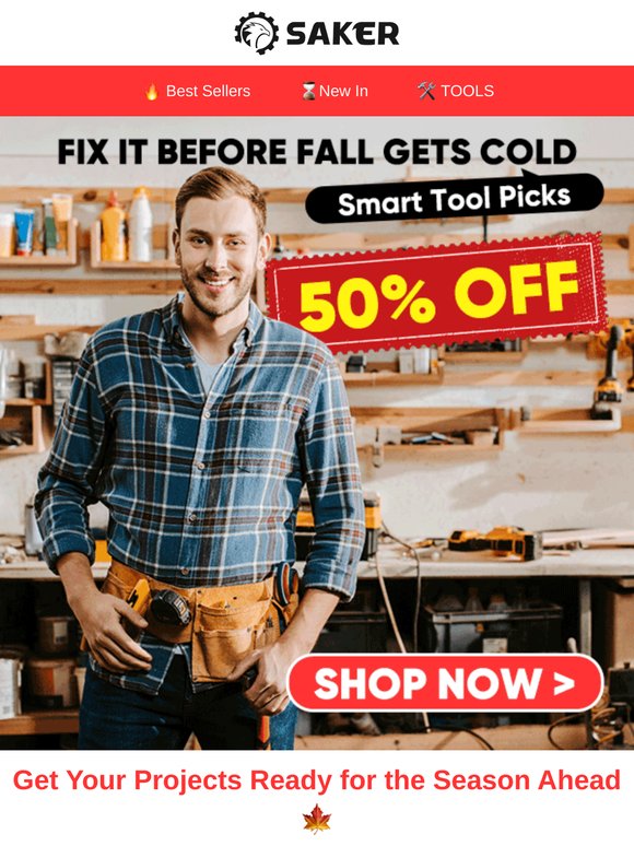 Saker: 🧰 Fix It Before Fall Gets Cold — Smart Savings Inside! | Milled