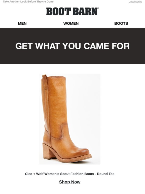 Boot Barn: Why Wait | Milled