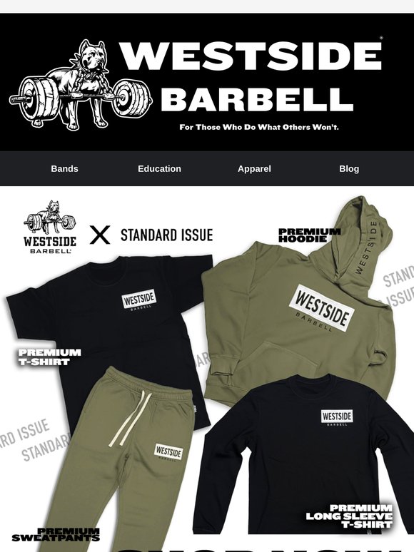 Westside Barbell: No restocks: grab the Westside x Standard Issue set ...
