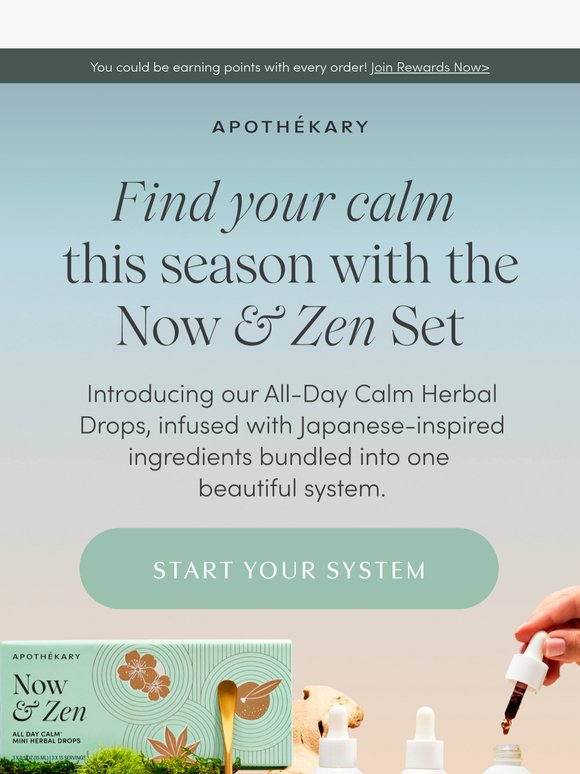 Apothékary: Meet your new holiday system: the Now & Zen Kit | Milled