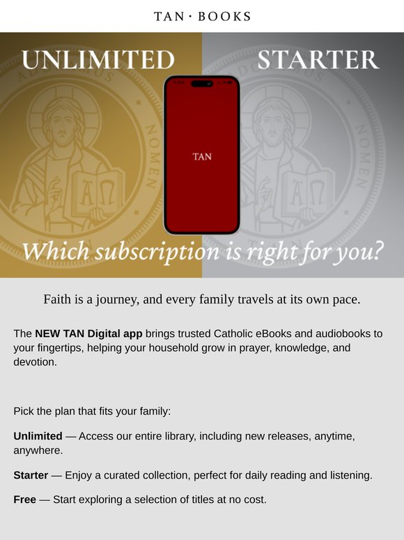 TAN Books: Which TAN Digital Subscription is Right for Your Family ...