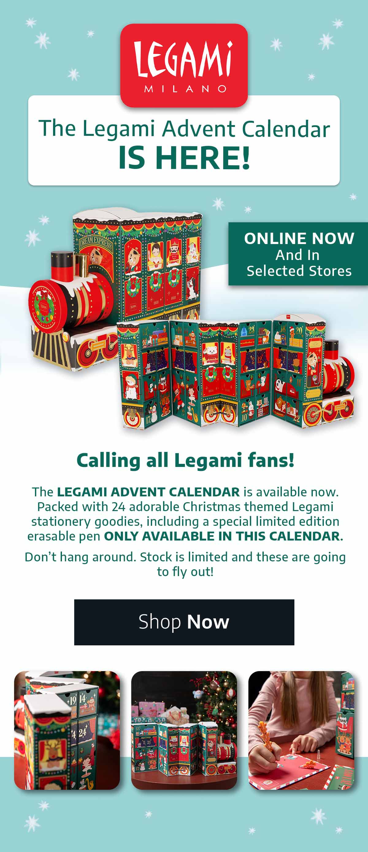 Ryman: The Legami Advent Calendar Is Here 🤩🎄 | Milled