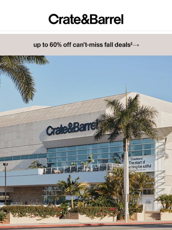Crate and Barrel: Bringing home sunny SoCal vibes has never been easier ...