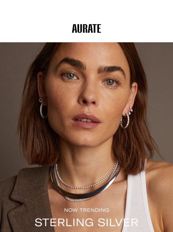 Aurate: TRENDING: Sterling Silver | Milled