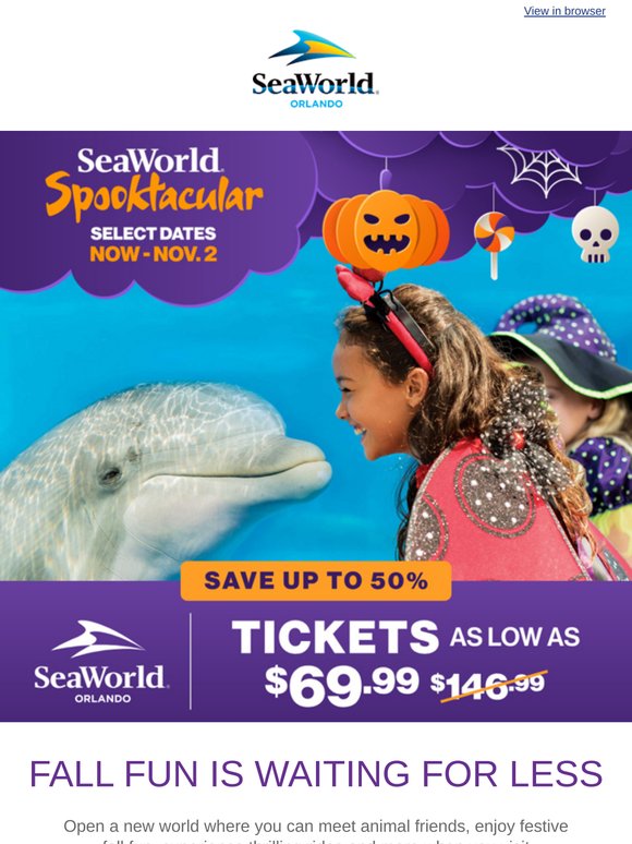 SeaWorld: ⌛ FINAL HOURS: Save up to 50% on Tickets! Prices as Low as ...