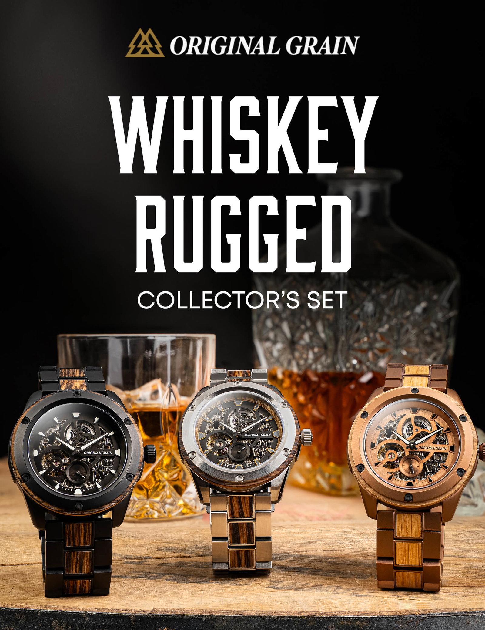 Original Grain: NEW WATCH: The Whiskey Silver Rugged Automatic is here ...
