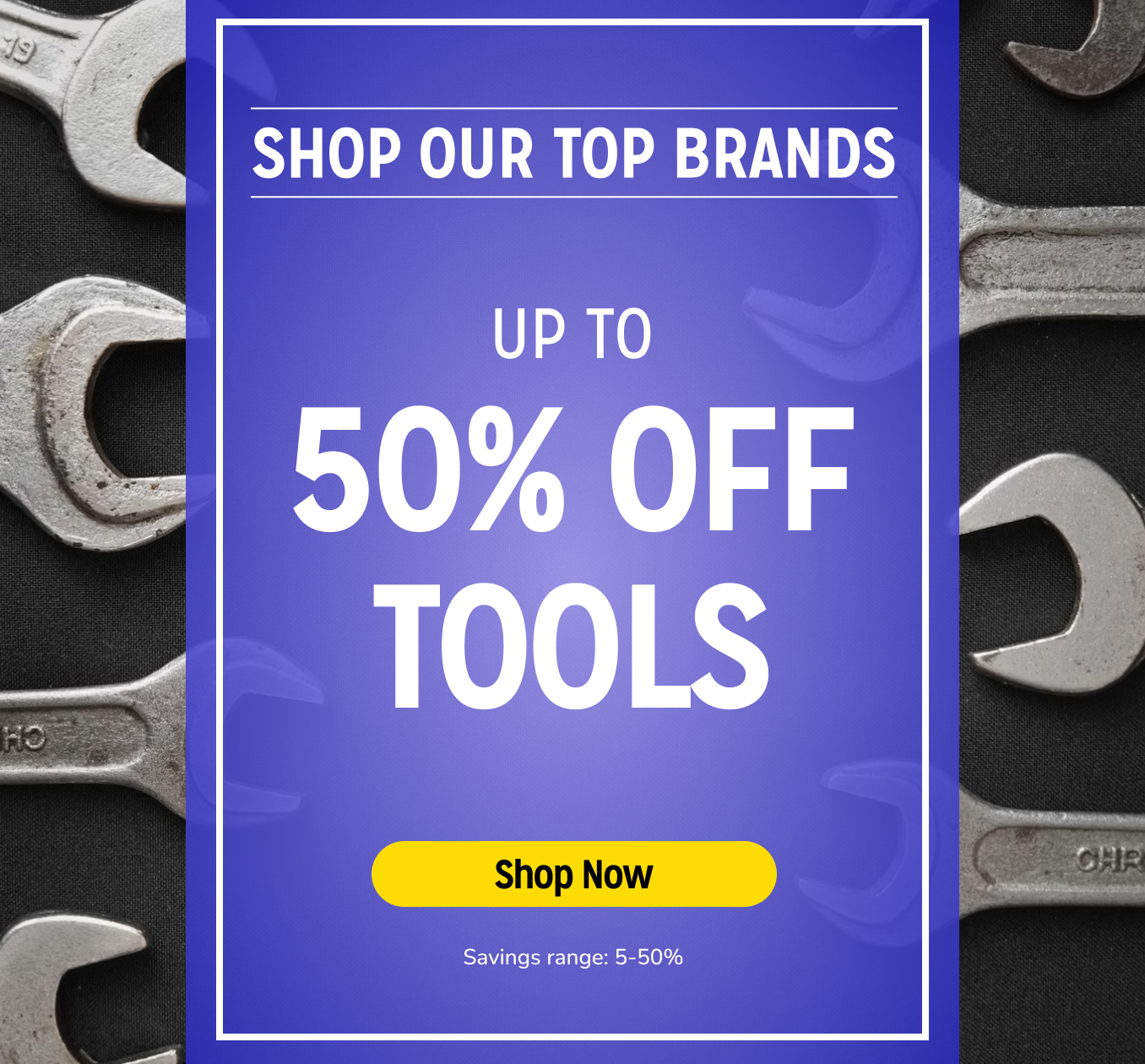 Sears: Tool brands you love at savings of up to 50% | Milled