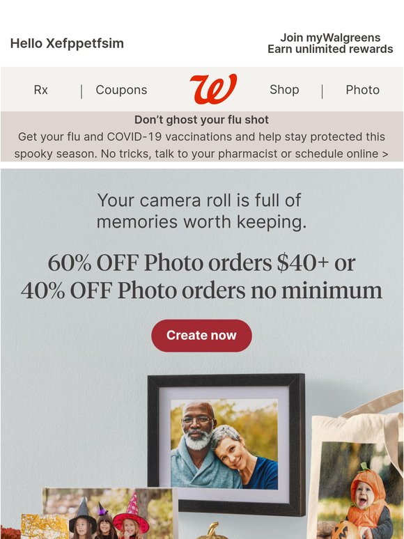 Walgreens: Picture This: Email EXCLUSIVE card offer inside + 40% off ...