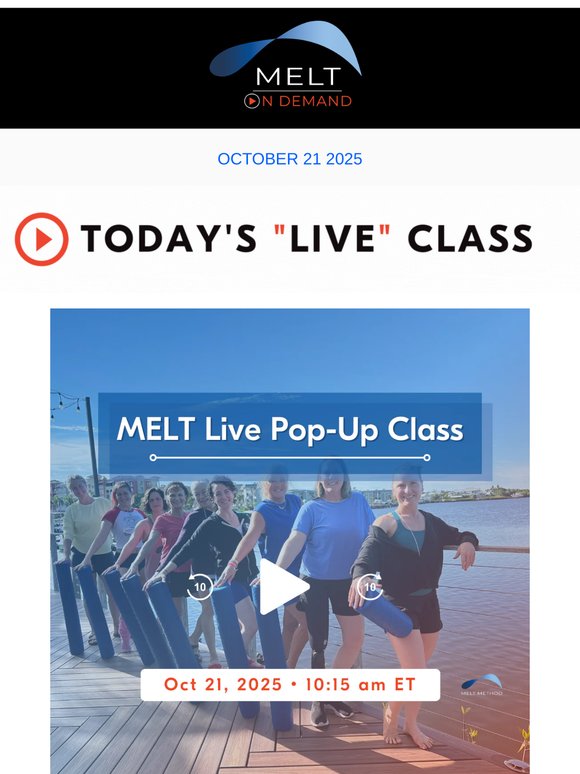 MELT Method: MELT POP-UP CLASS: Unraveling Autumn Tension | Milled