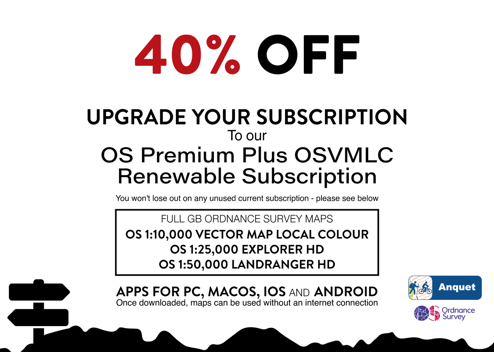 Anquet Maps: October 2025 Ordnance Survey Map Updates. 40% Off OSVMLC ...