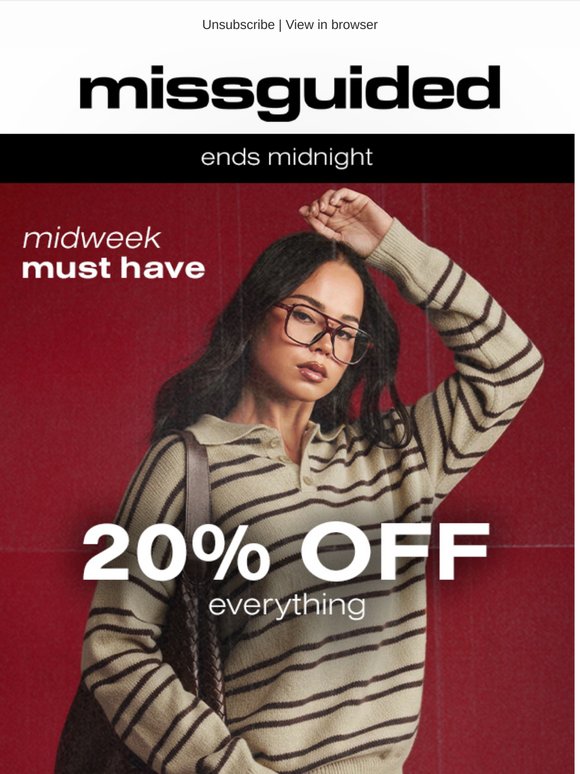 Missguided Email Newsletters: Shop Sales, Discounts, and Coupon Codes