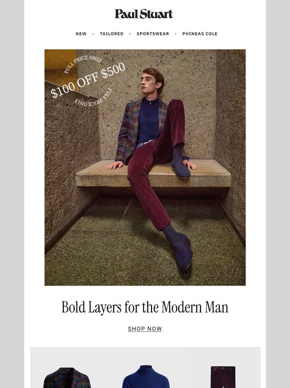 Paul Stuart: Go BOLD 💥 | Milled