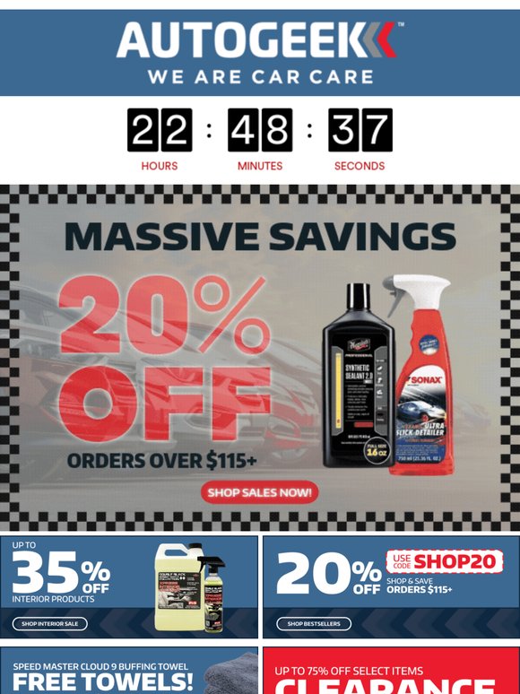 Autogeek: ⏰Ends Soon! Up to 35% Off Interior Products | Milled